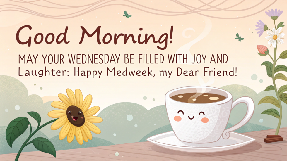 180 Best Good Morning and Happy Wednesday Messages for Everyone - PopAi