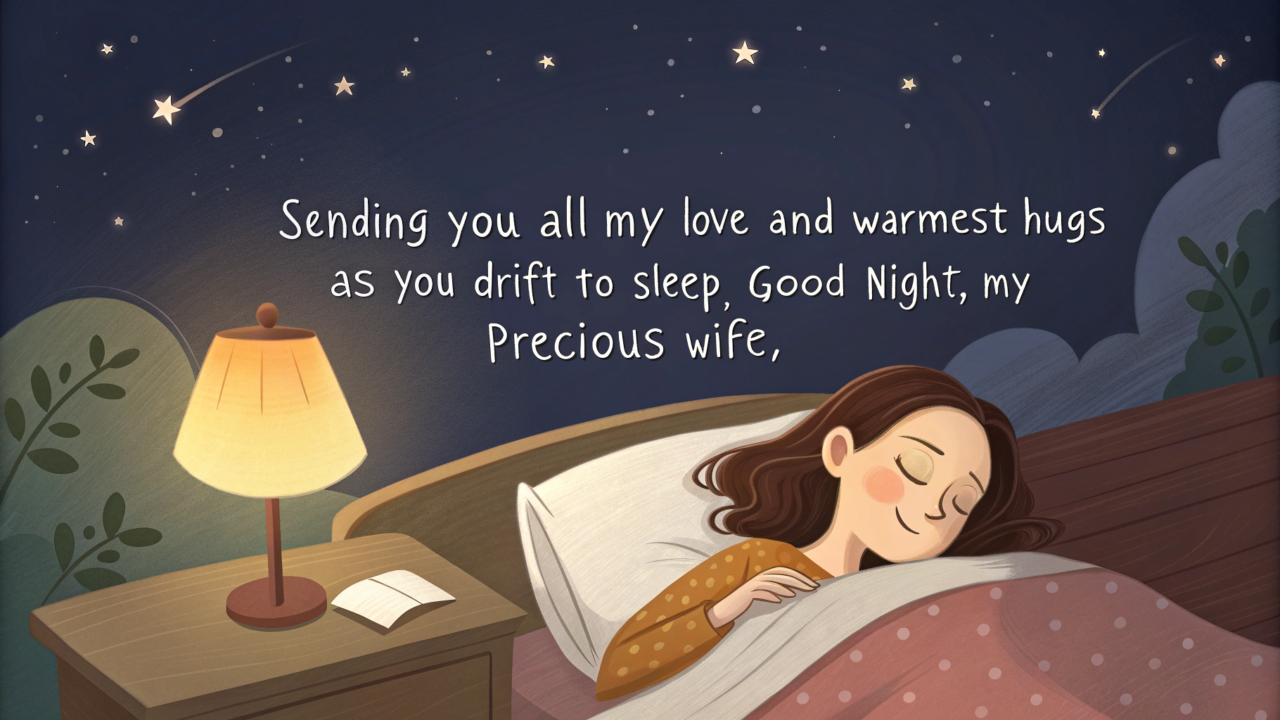 240 Best Good Night Messages for Wife to Express Your Love - PopAi