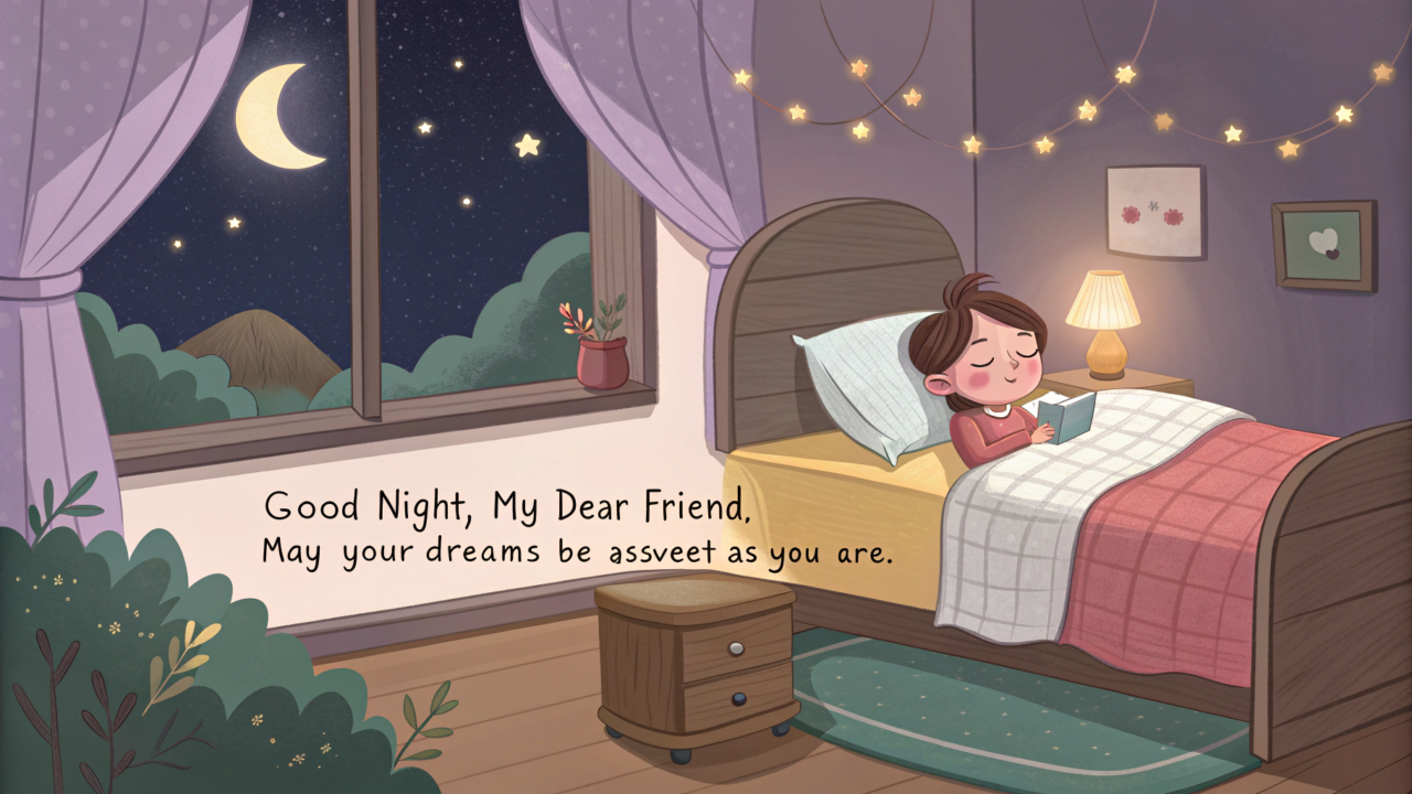240 Best Good Night Messages for Various Friends - PopAi