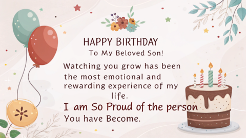 250+ Heartwarming Birthday Wishes for Son to Make His Day Unforgettable ...