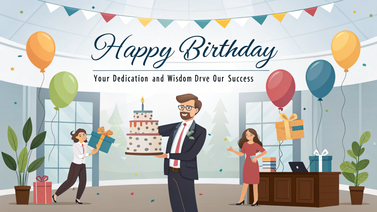 120 Professional and Heartfelt Birthday Wishes with Images for Boss to ...
