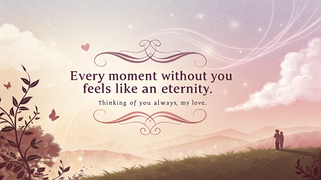 240 Heartfelt Thinking of You Messages for Her to Make Her Feel Loved ...