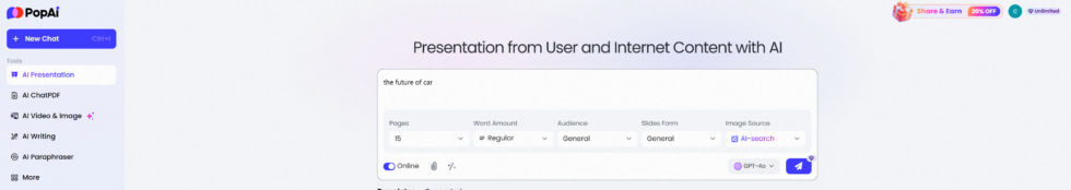 How to Create Stunning Presentations Using PopAi's AI PPT Maker - PopAi