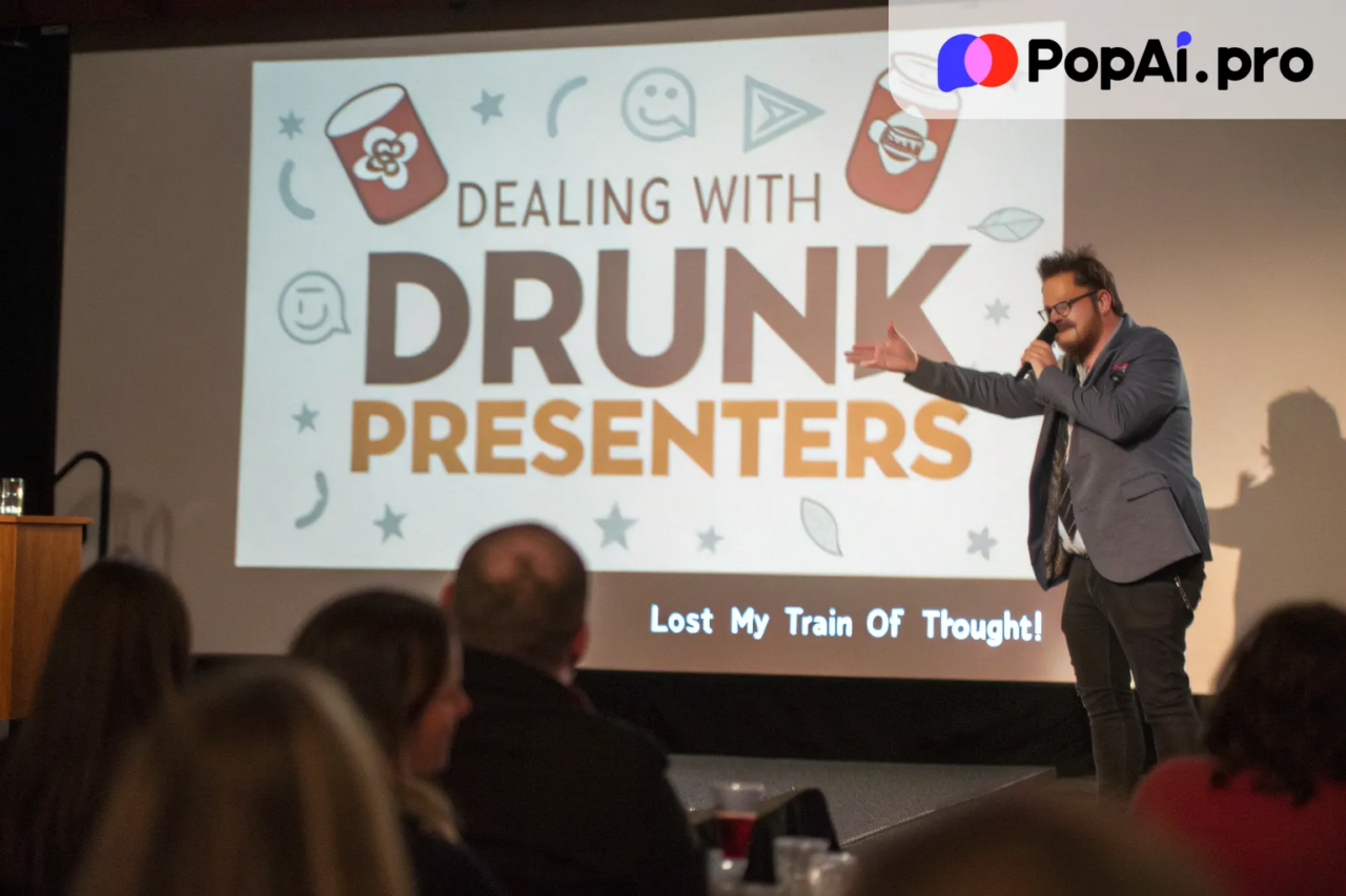 10 Hilarious Drunk Presentation Ideas to Make Your Audience Laugh - PopAi
