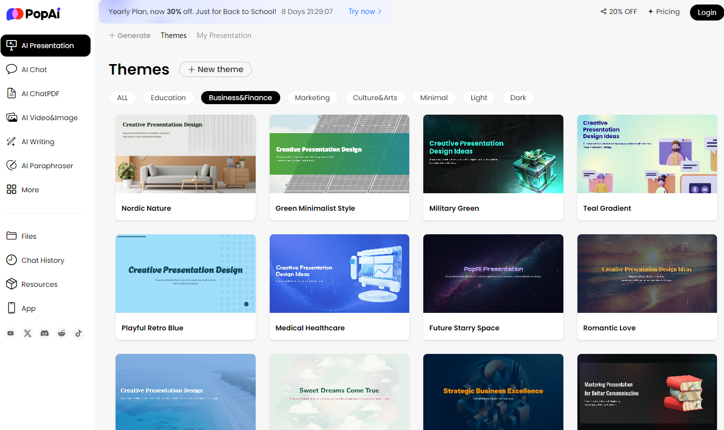 Copy the Templates Directly! Leave Business Report PPT Generation to ...