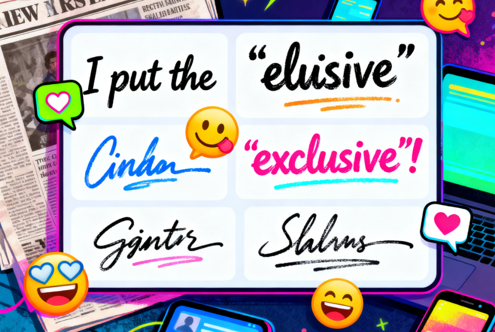 30 Funny Humorous Signatures That Are Exploding on Social Media - PopAi