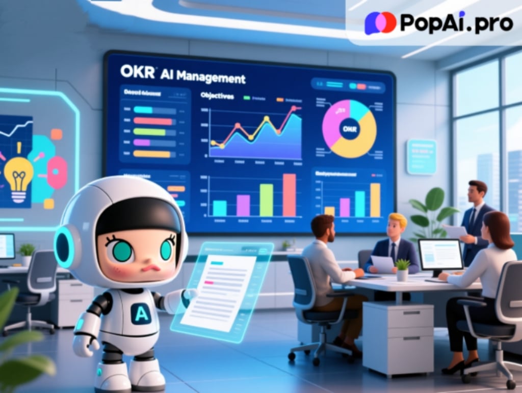 PopAi’s OKR PPT Template: Boost Your Quarterly Report Game Effortlessly ...