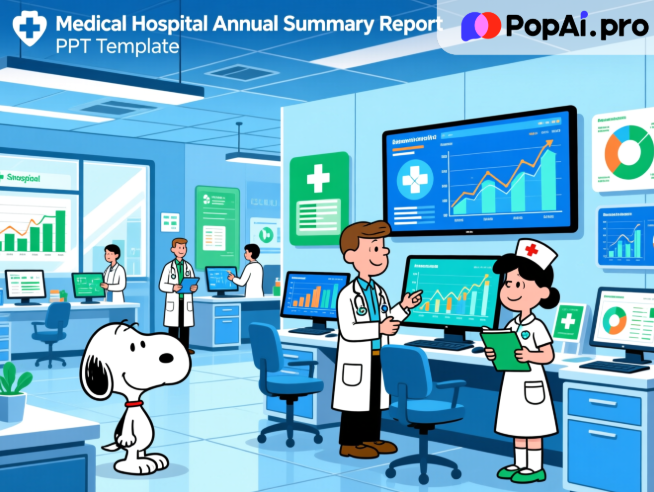 PopAi’s Medical Hospital Annual Summary Report PPT Template: Your ...
